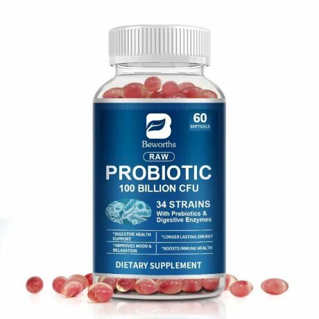 Probiotic 100 de miliarde de unitati formatoare de colonii, 34 de ...