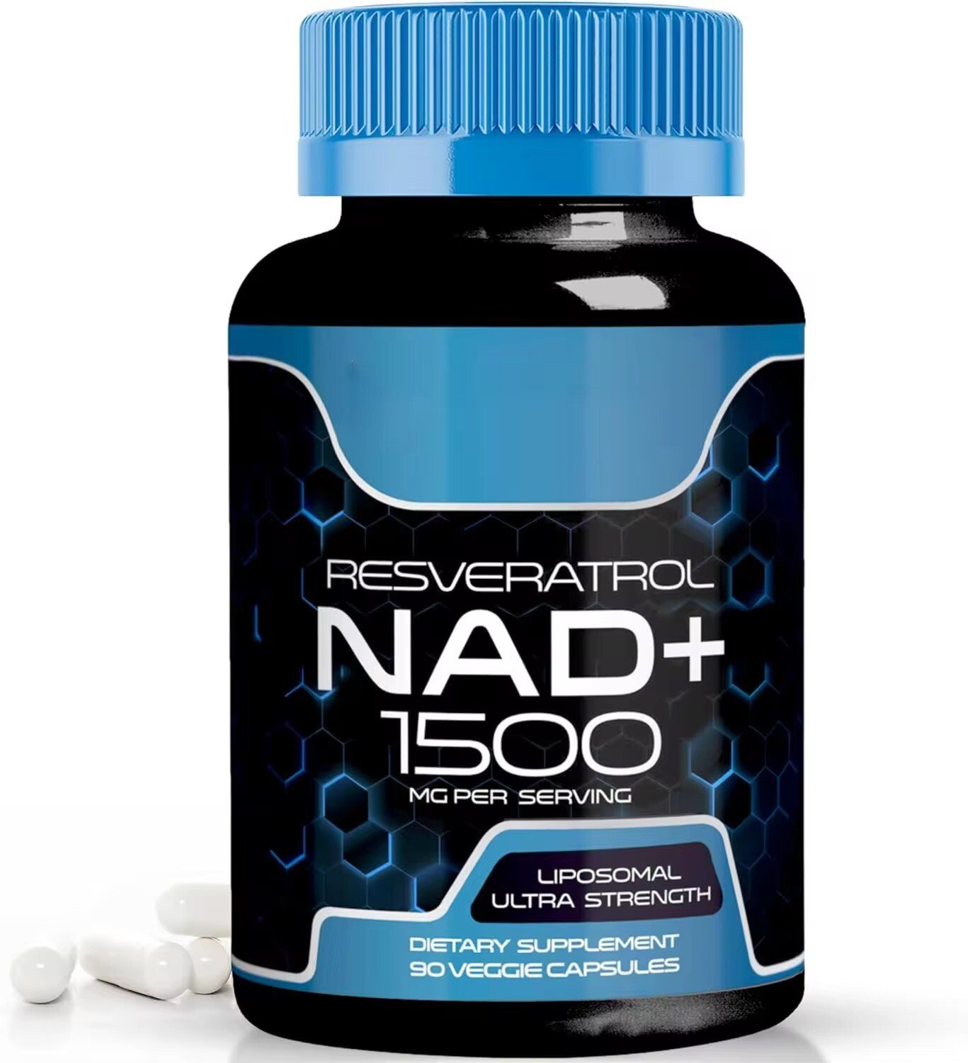 NAD+ Supliment Enhancer Capsule Supliment Nad Resveratrol Supliment ...